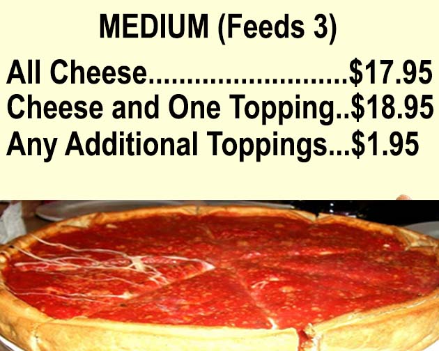 Menu | Old Chicago Pizza Company Authentic Chicago Style Deep Dish ...
